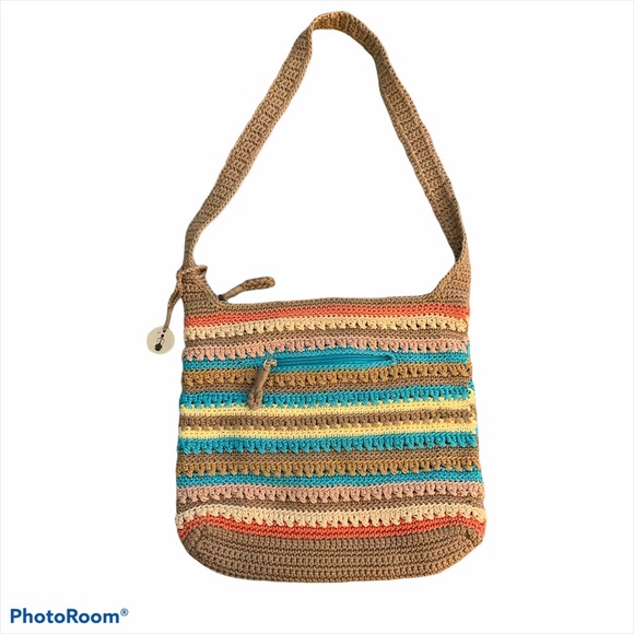 The Sak | Bags | The Sak Original Knit Striped Shoulder Hobo Bag | Poshmark